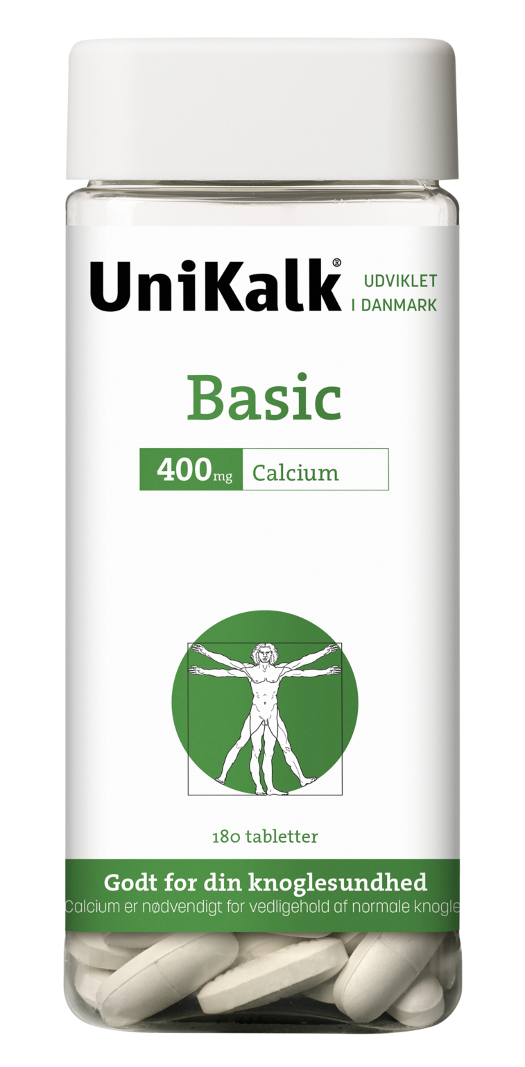UniKalk® Basic | Kalktilskud med 400 mg kalk